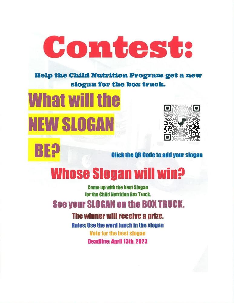 Child Nutrition Program Contest | Bruin Point Elementary